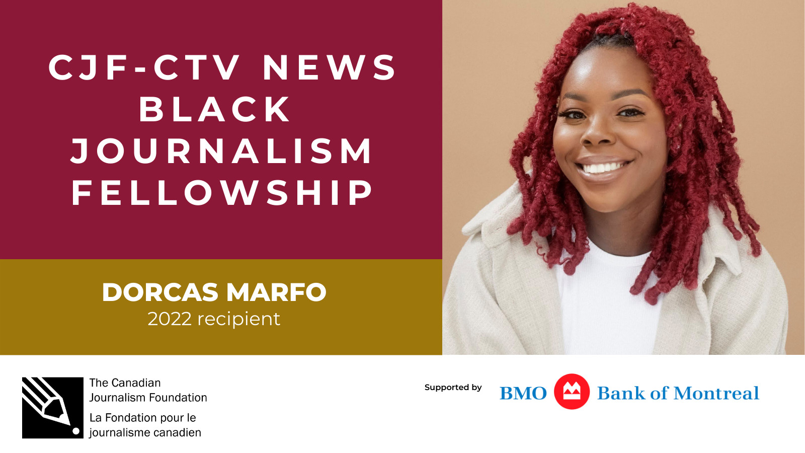Dorcas Marfo 2022 – Canadian Journalism Foundation